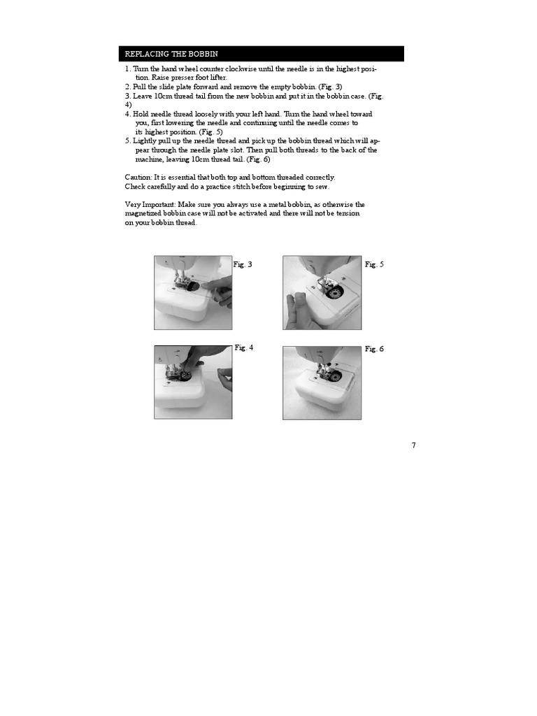 User Manual Singer Fhsm 505 English 13 Pages Pdf