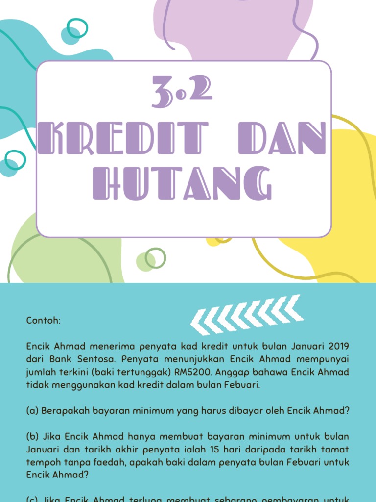 3.2 Kredit & Hutang | PDF