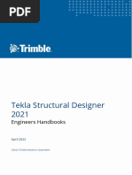 TEKLA STRUCTURAL DESIGNER Basic Manual | PDF | Beam (Structure) | Civil Engineering