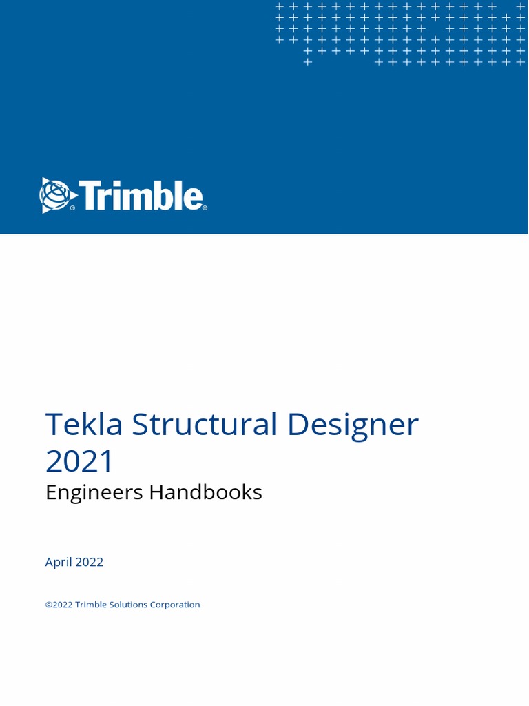 Tekla Structural Designer 2021 Engineers Handbooks 0 | PDF | Beam ...