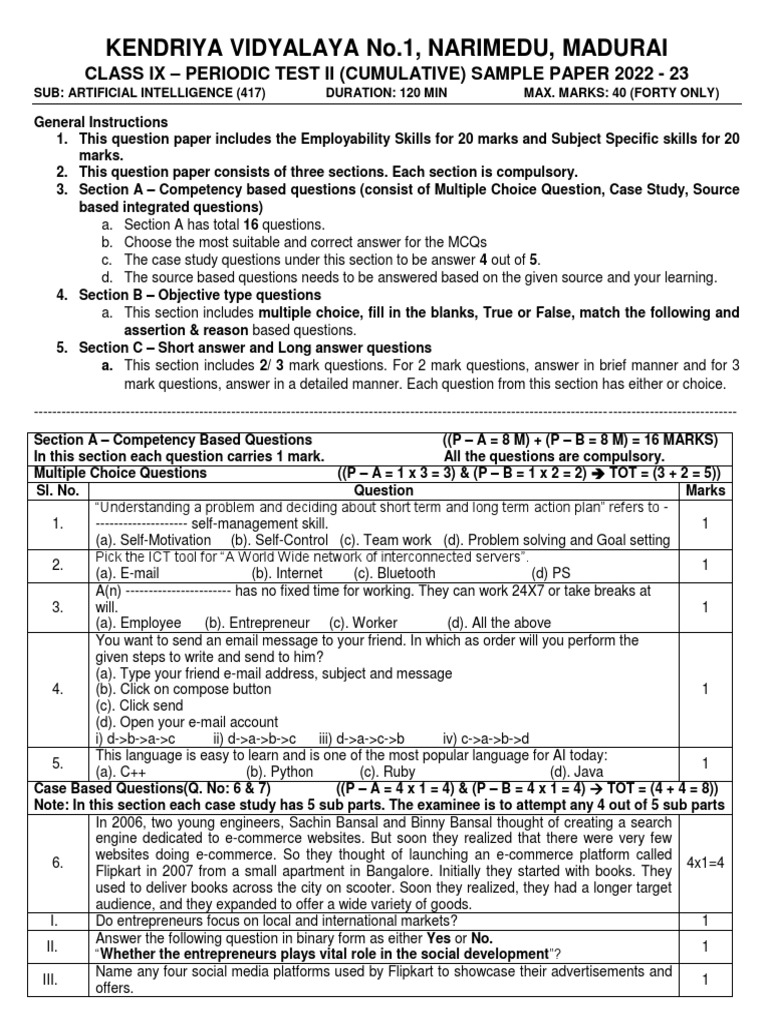 Ix PT Ii - Ai - SQP | PDF