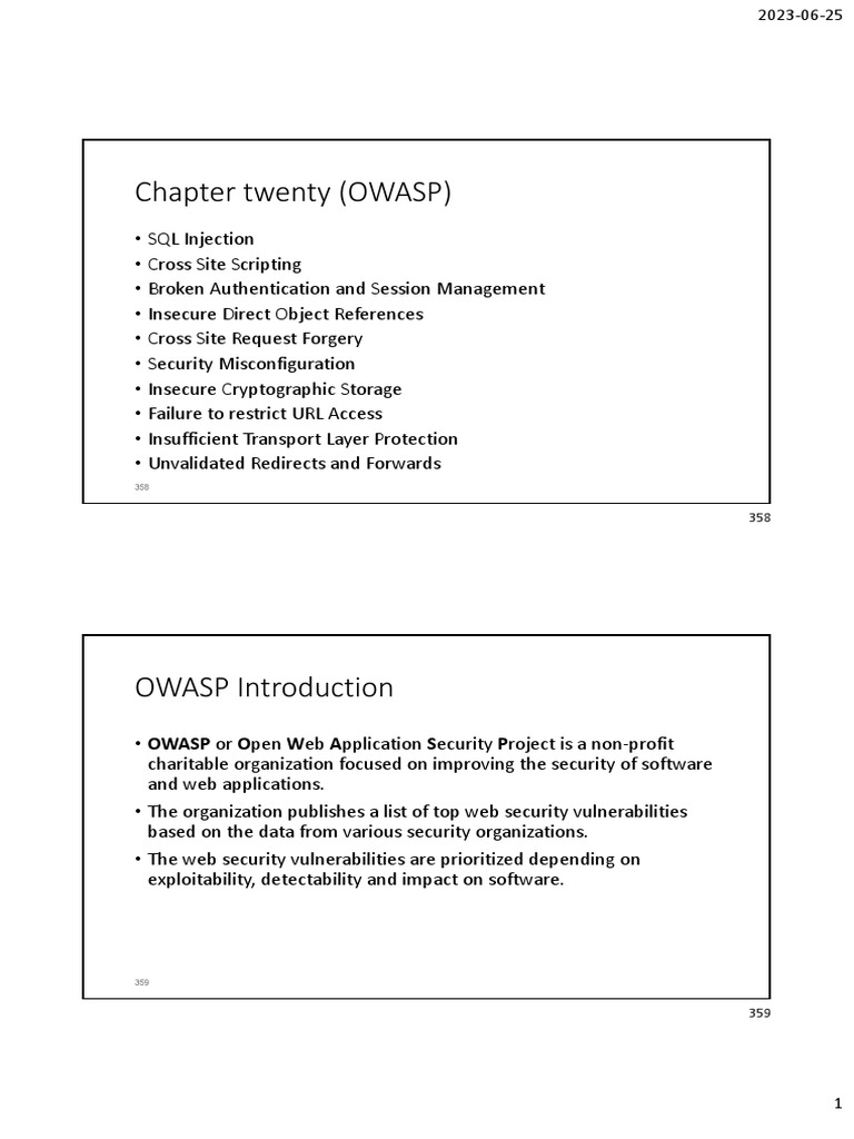 Ethical Hacking OWASP | PDF