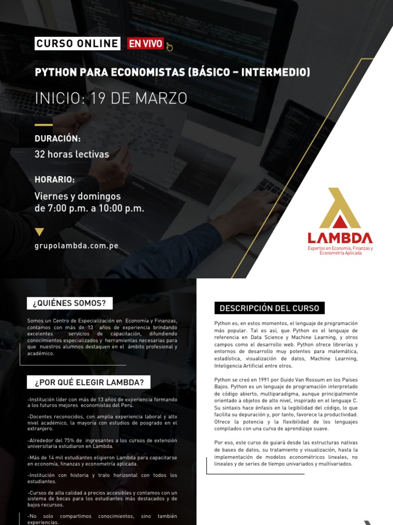 Curso Online de Python para Data Science e Econometria | PDF