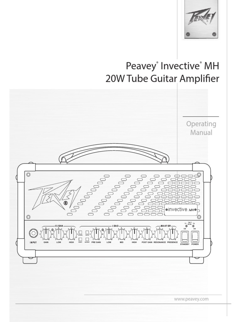 peavey 说明书 | PDF