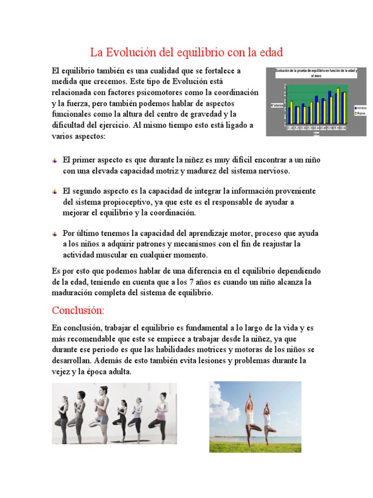 La Evolución Del Equilibrio Con La Edad | PDF | Crecimiento personal y ...
