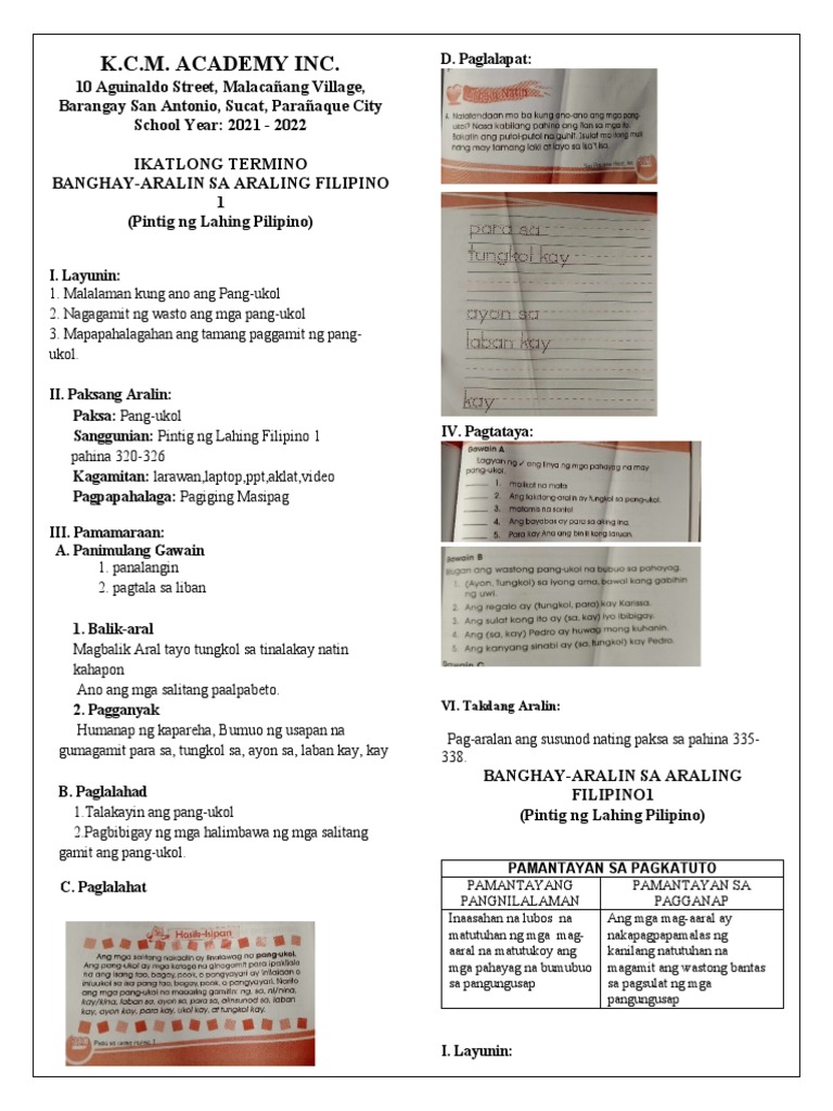 Grade 1 3rd Term | PDF