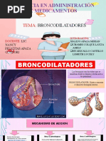 Broncodilatadores: SABA, LABA y LAMA | PDF