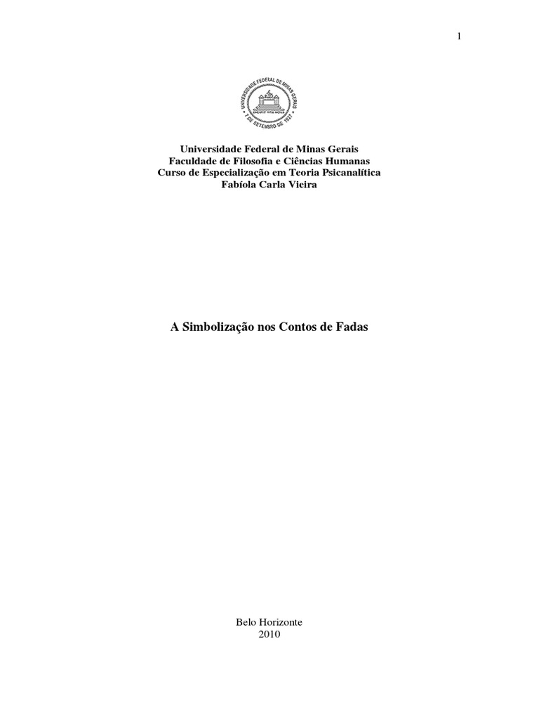 A Simbolização Nos Contos De Fadas Pdf