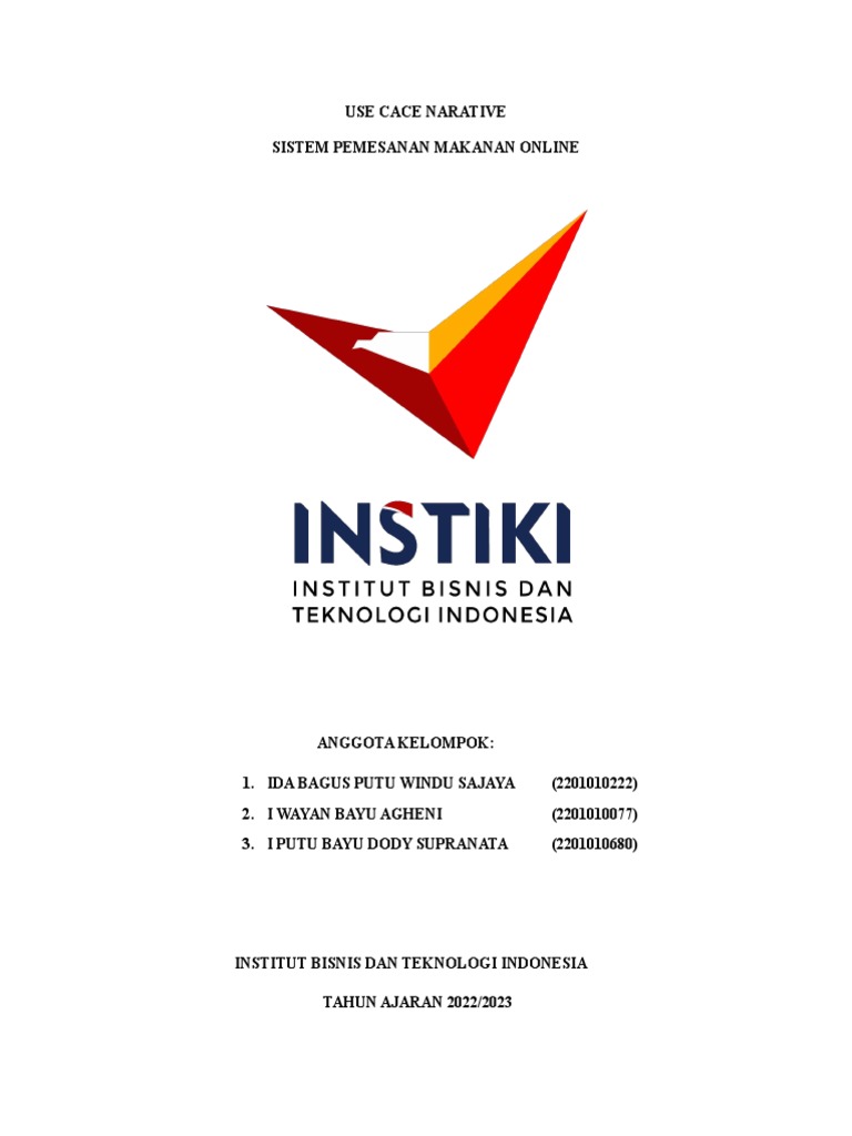 USE CASE Narative Uts | PDF USE CASE Narative Uts | PDF