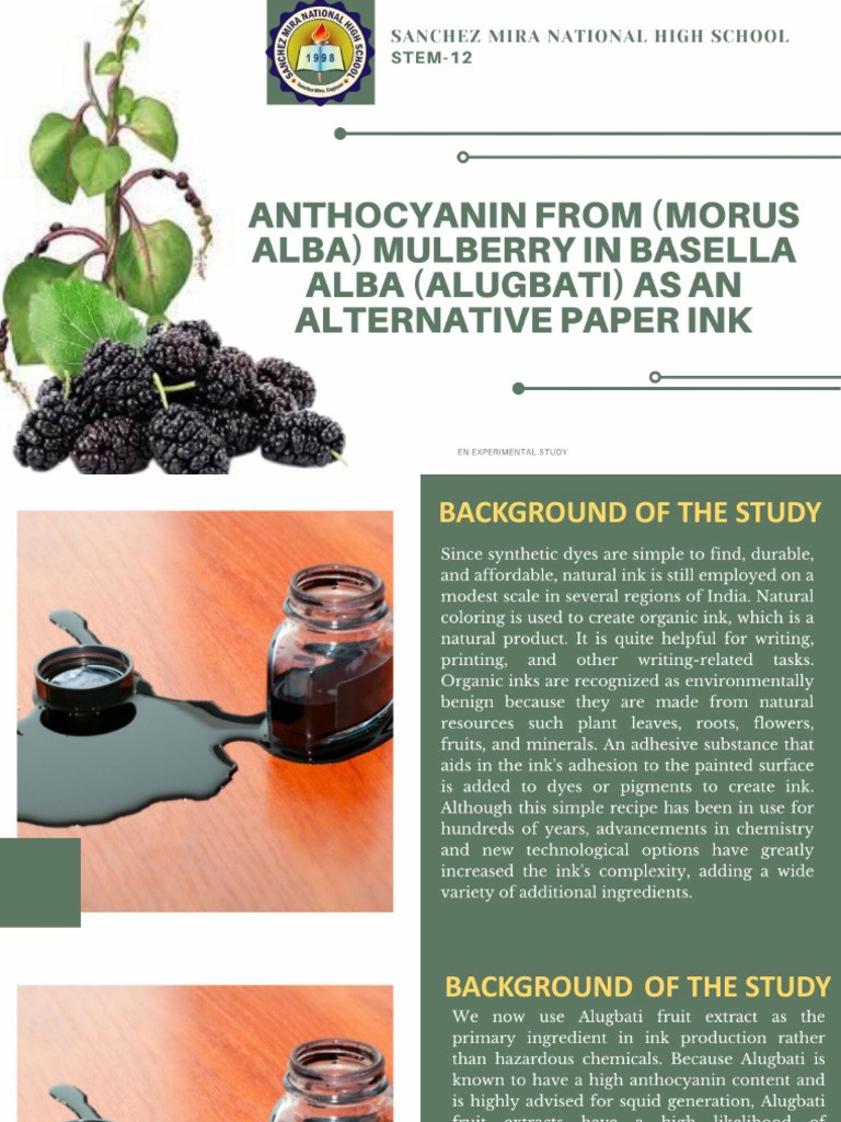 RESEARCH Alugbati and Mulberry Smnhs | PDF