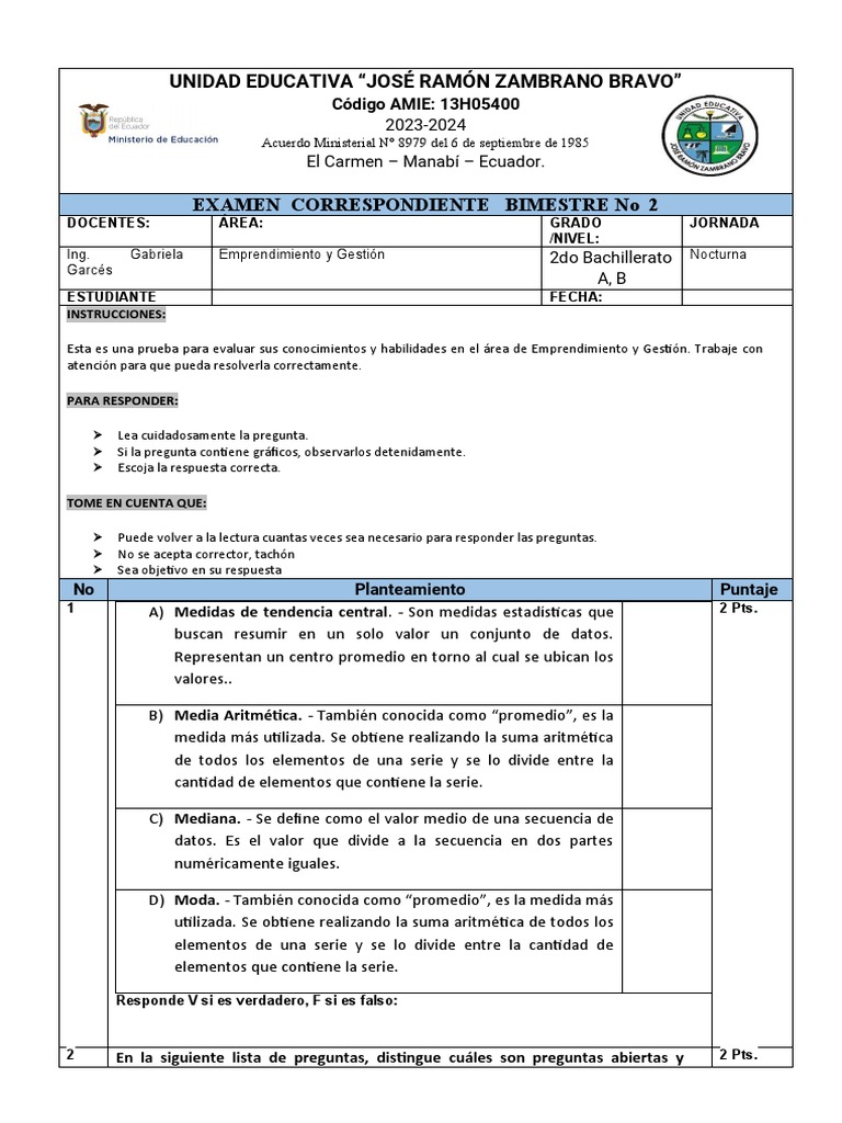 Eva - Emprendimiento 2do | PDF