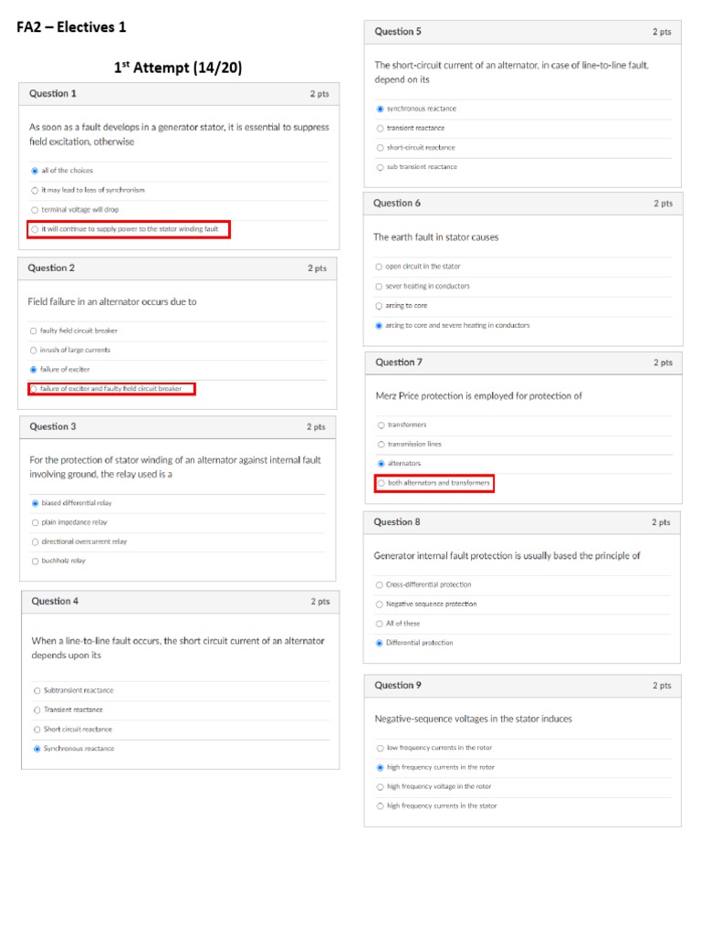 KV Fa1,2-Electives 1 | PDF