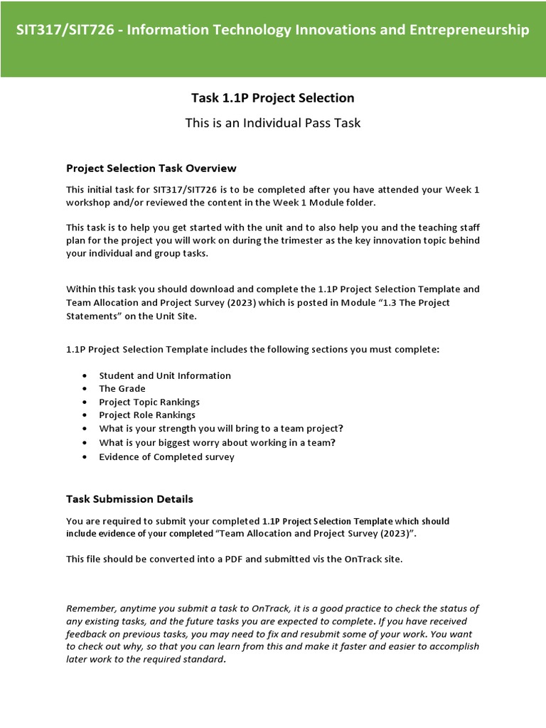 SIT317-Task 1.1P | PDF