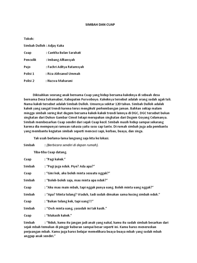 Simbah Dan Cuap | PDF