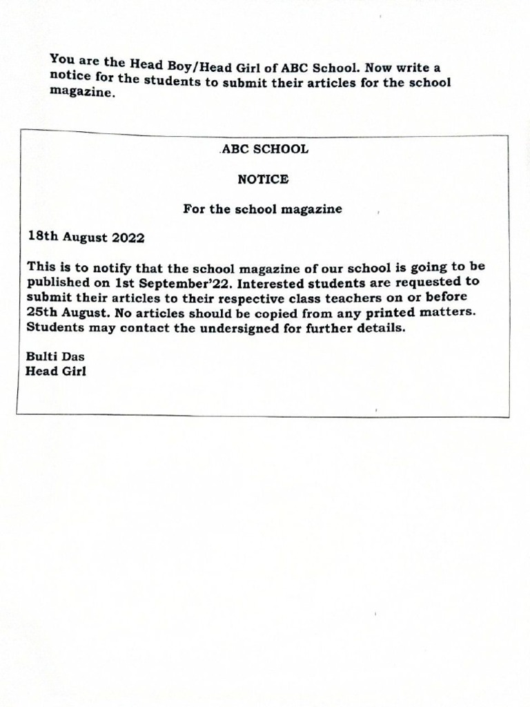 CBSE Notice (Format) 18-Aug-2022 18-01-02 | PDF