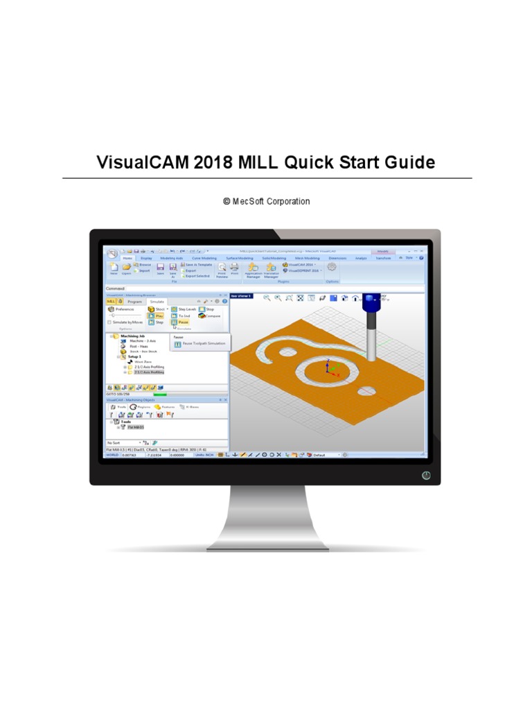 Mill Quick Start Guide | PDF | Machining | Computer File