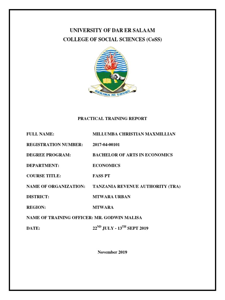 SAMPLE PT REPORT 2019 | PDF