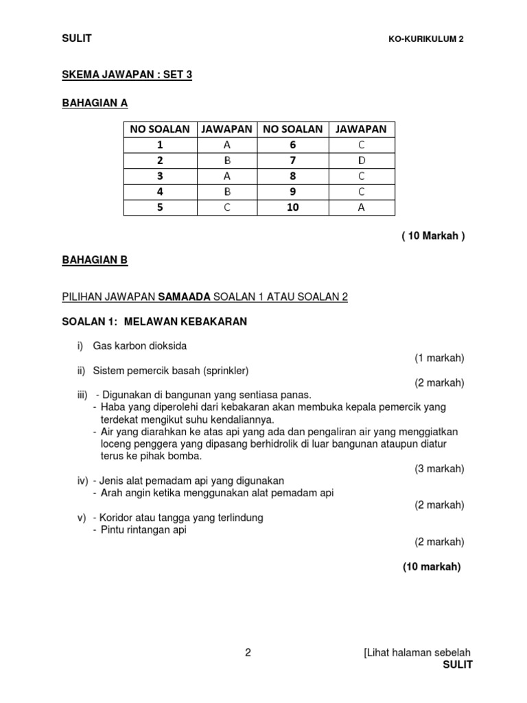 Skema Jawapan Ko Ku 2 Set 3 Pdf