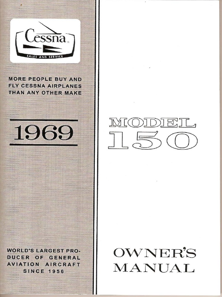 Cessna 150 1969 POH | PDF