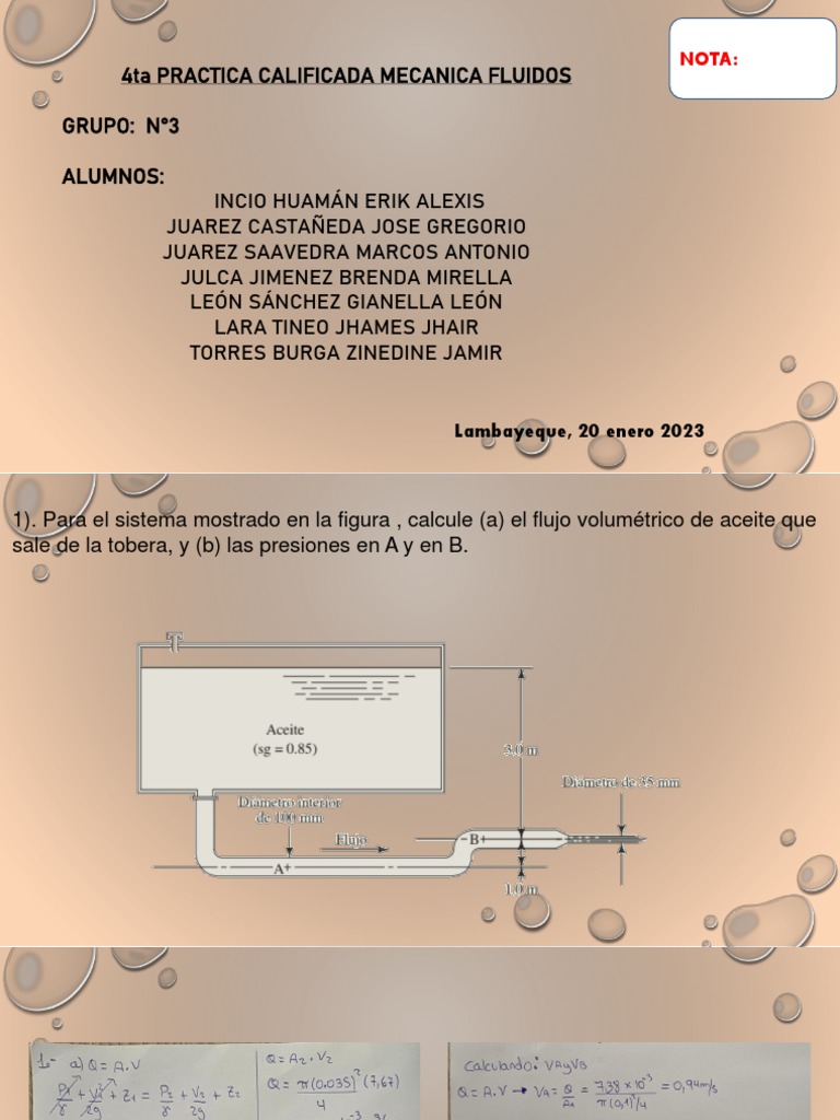4ta Practica Calificada 19 Enero 2023 | PDF