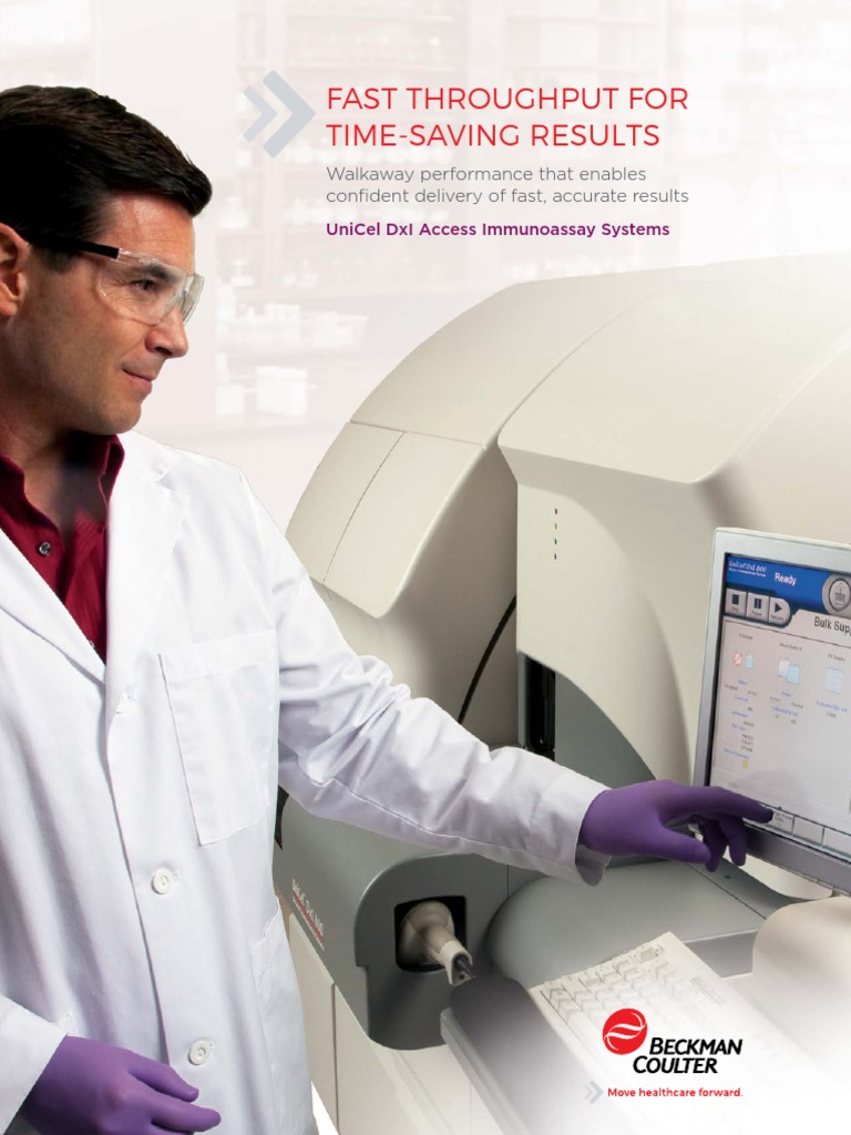 UniCel DxI 600 & 800 System Overview | PDF | Automation | Immunoassay