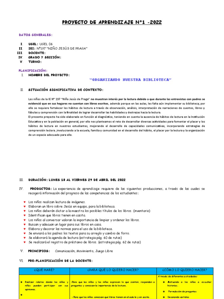 Proyecto de Aprendizaje #1 - Biblioteca | PDF