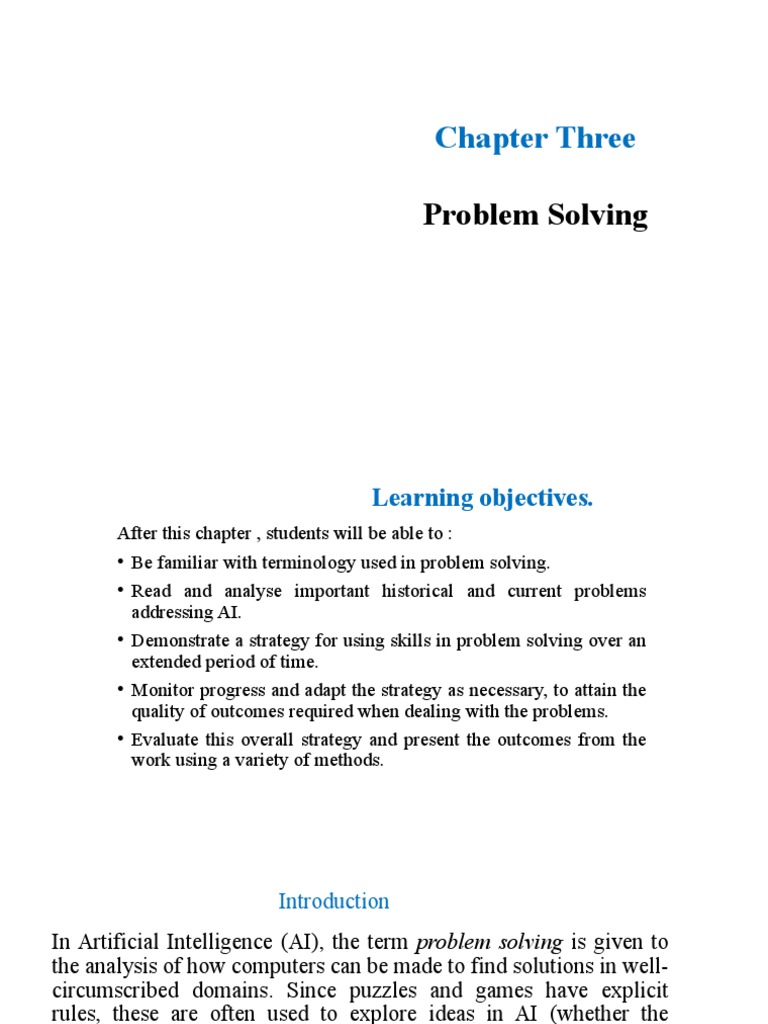 3 Chapter 3 Ai Problem Solving Pdf 