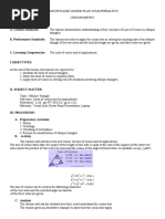 MATH 9 Q4 Module 1 Illustrating The Six Trigonometric Ratios 1 | PDF | Trigonometric Functions ...
