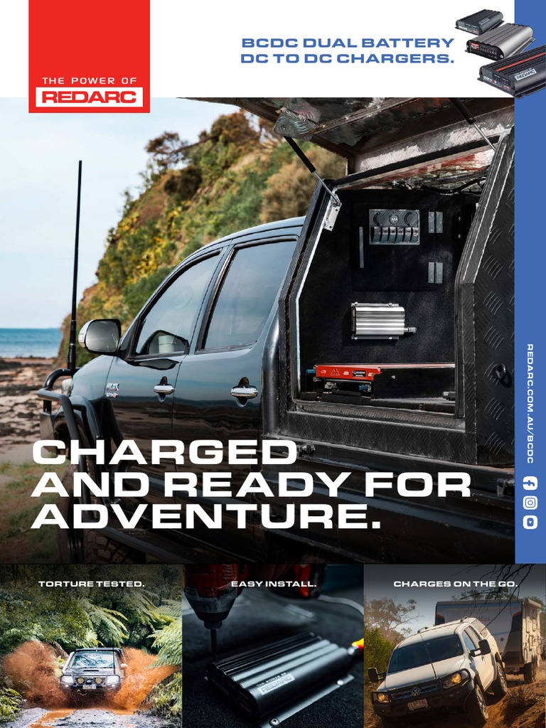 REDARC BCDC Dual Battery Charger Range | PDF | Battery Charger | Fuse ...