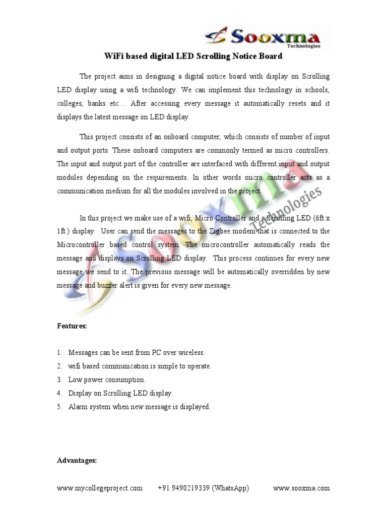 wifi based led display | PDF