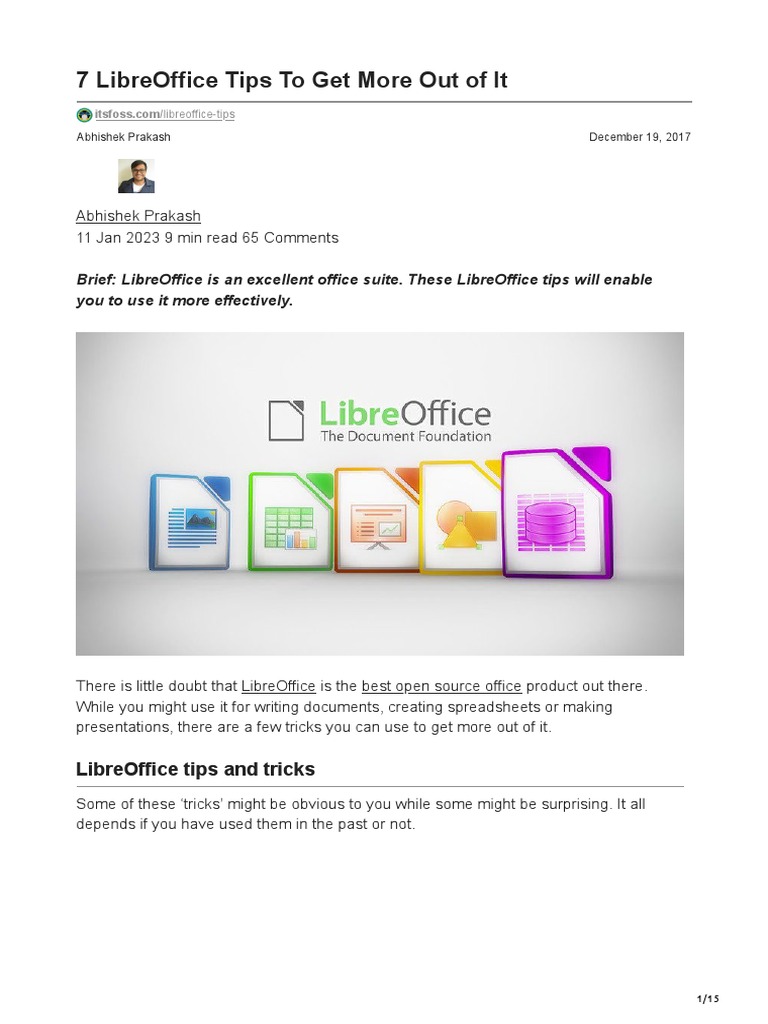 7 LibreOffice Tips To Get More Out of It | PDF | Career & Growth | Art