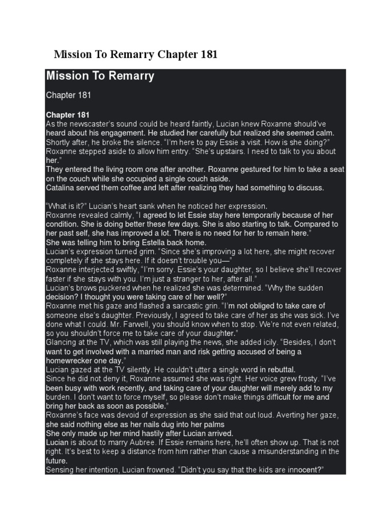 Mission TR 181-190 | PDF | General Fiction