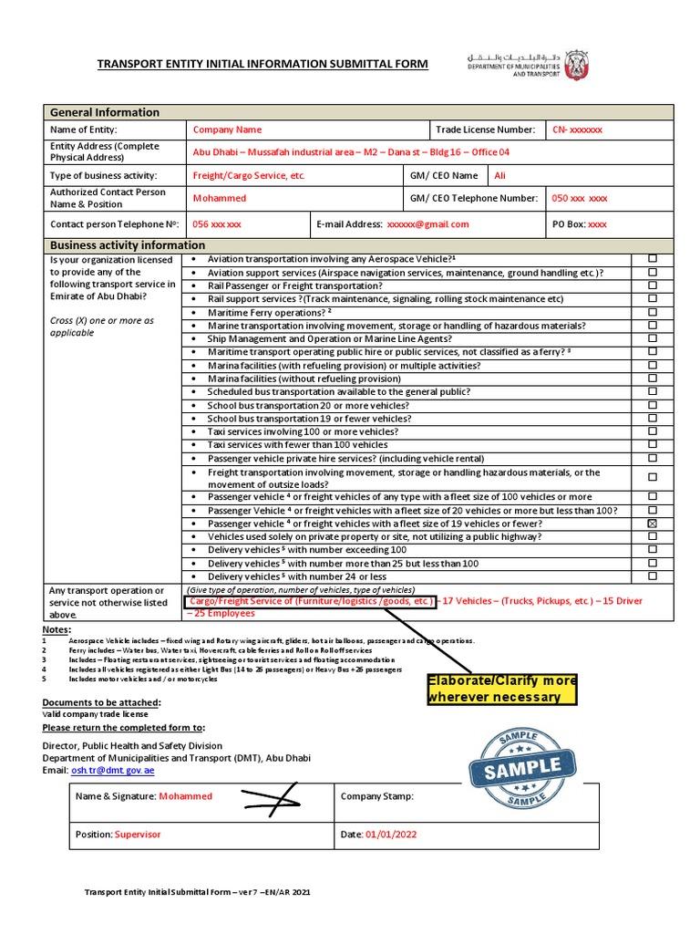 Freight Sample | PDF