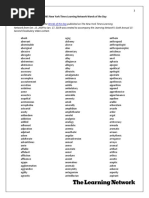 MemBean Word List | PDF
