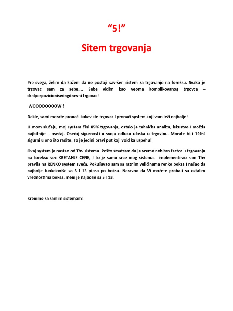 Manual - Verzija Na Srpskom Jeziku | PDF