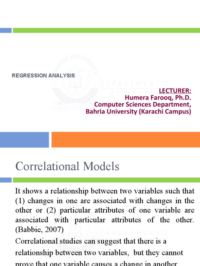 Lecture 03 Regression 31102022 024754pm | PDF