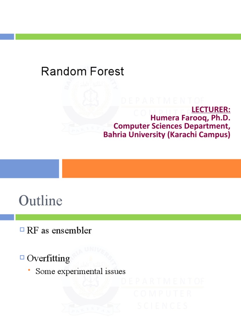 Lecture 05 Random Forest 07112022 124639pm | PDF | Cybernetics | Algorithms And Data Structures