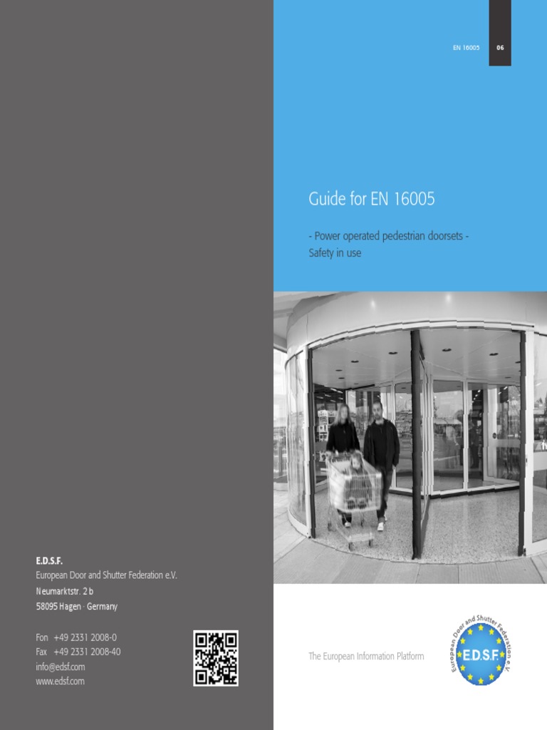 Edsf Guideline 06 en 16005 | PDF
