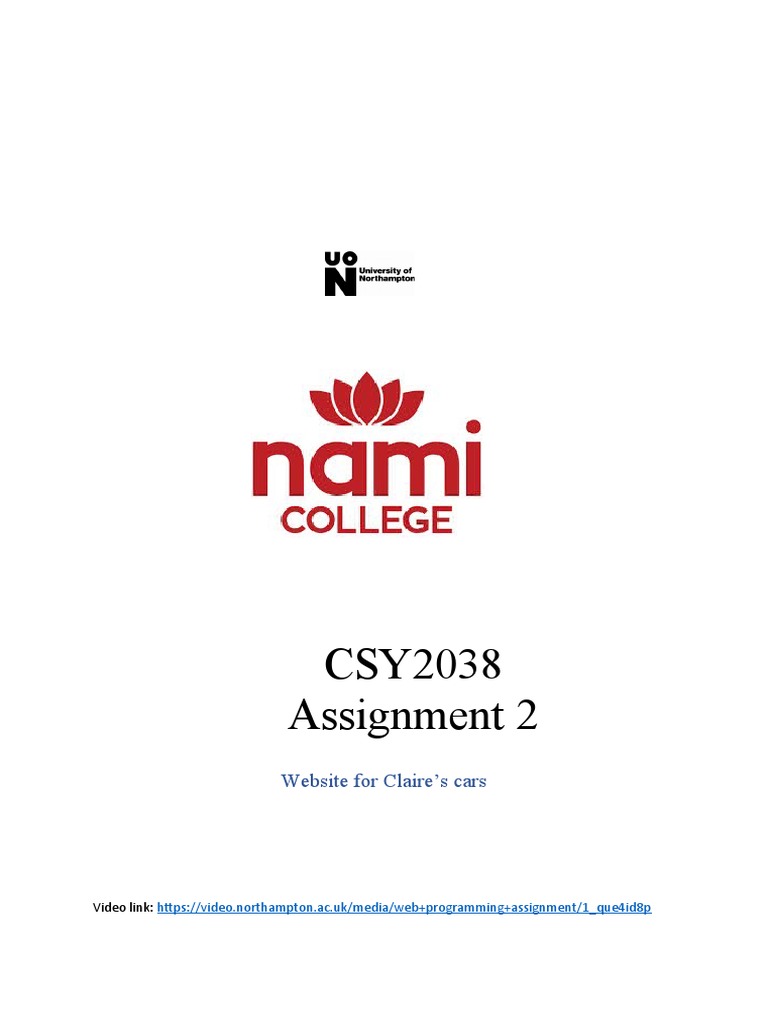 CSY2028_Assignment_2_report | PDF