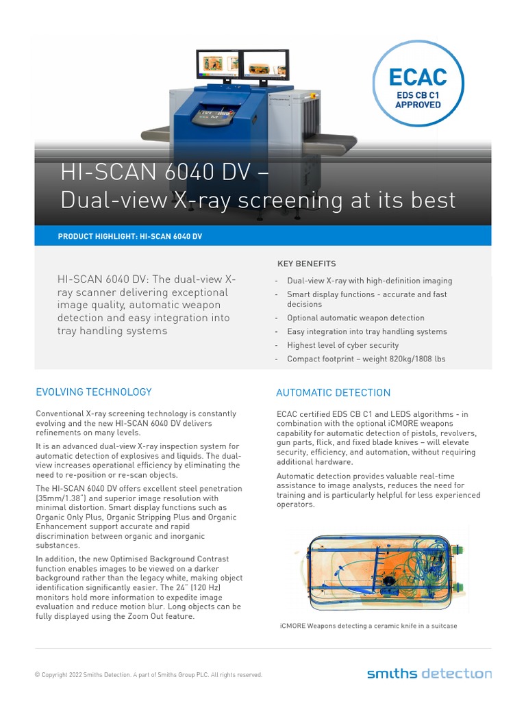 Hi-Scan 6040 DV | PDF
