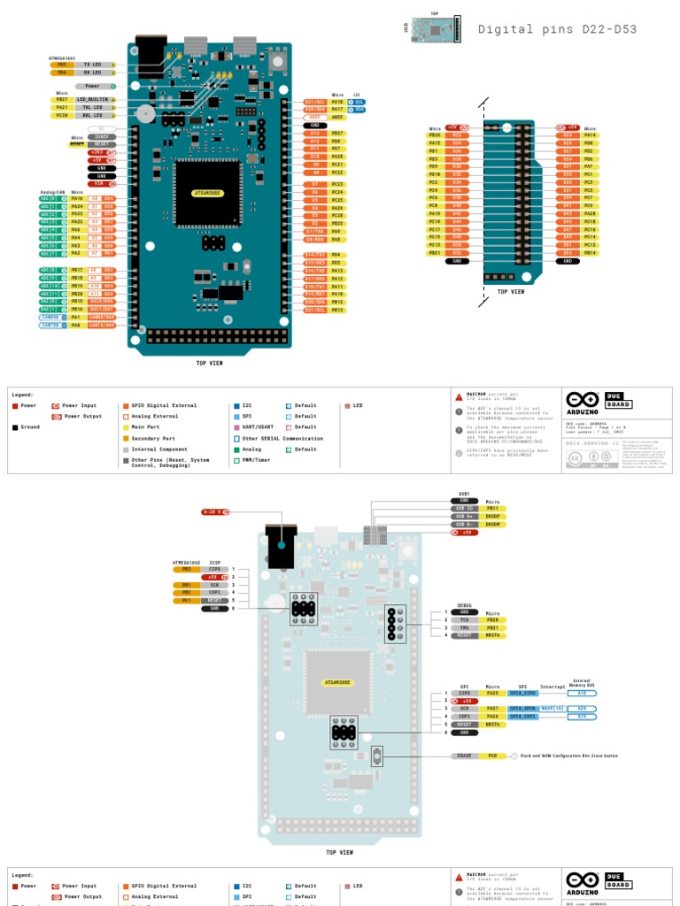 A000056 Full Pinout | PDF | Analog To Digital Converter | Manufactured ...
