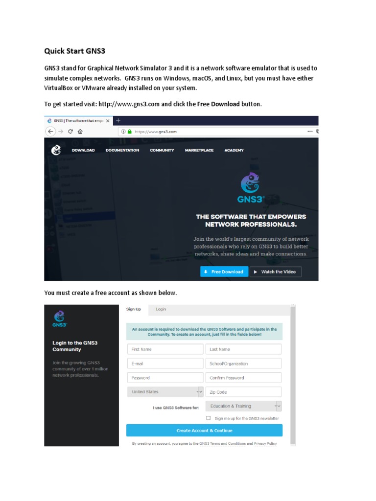 02 Quick - Start - GNS3 | PDF | Computers