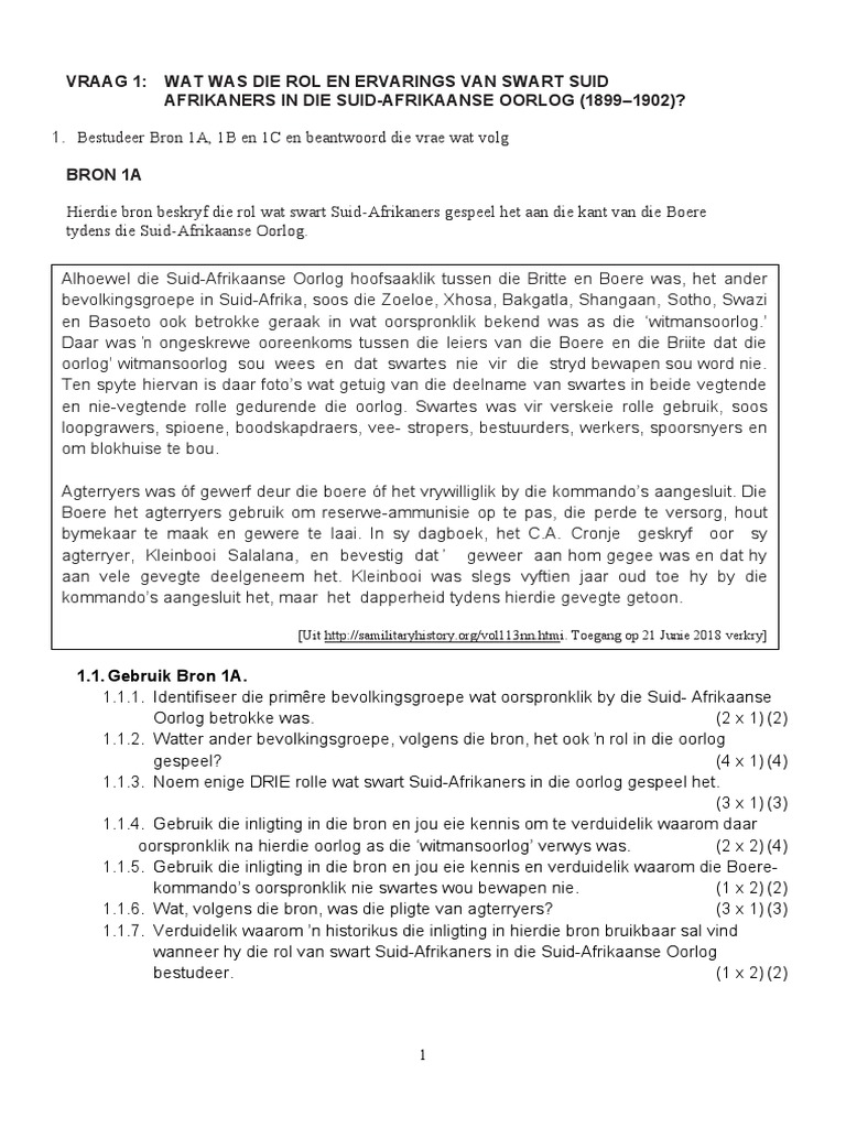 2018 Afrikaans | PDF