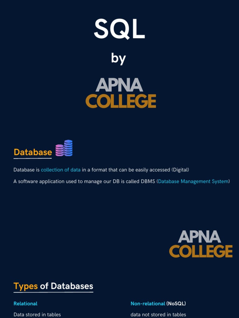 SQL (notes) (1) | PDF