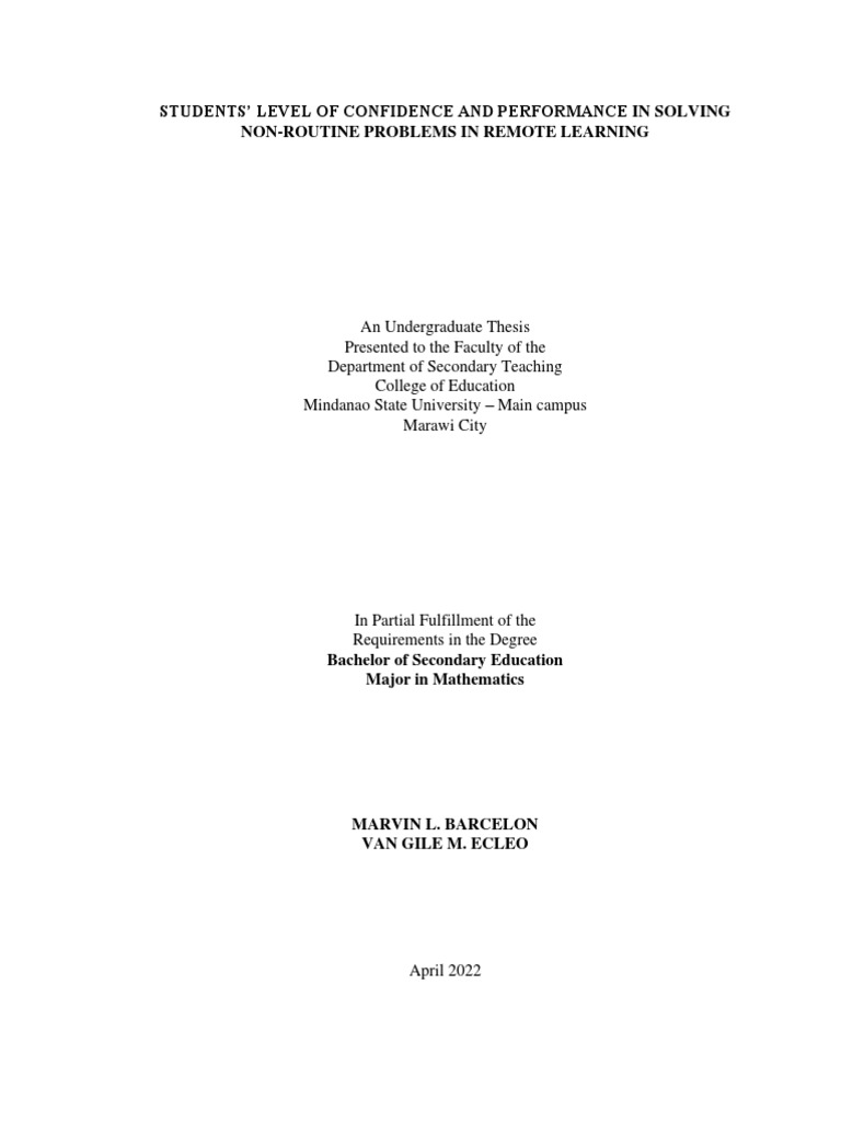 BARCELON-ECLEO thesis | PDF