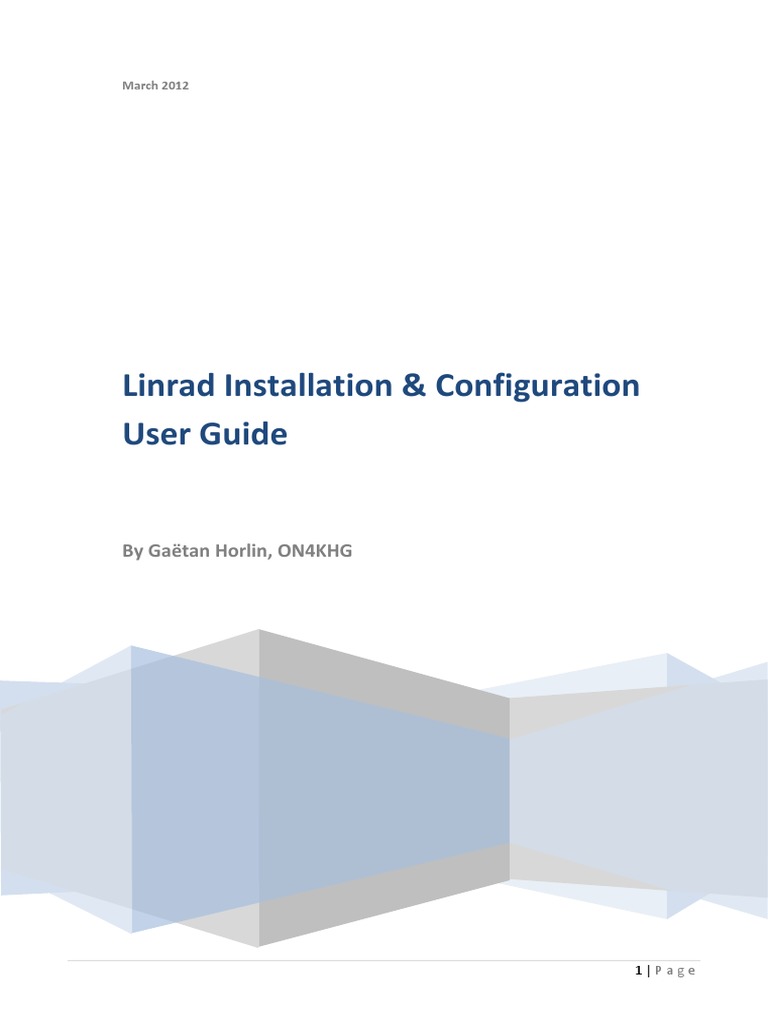Linrad Installation & Configuration User Guide - V1-0 | PDF
