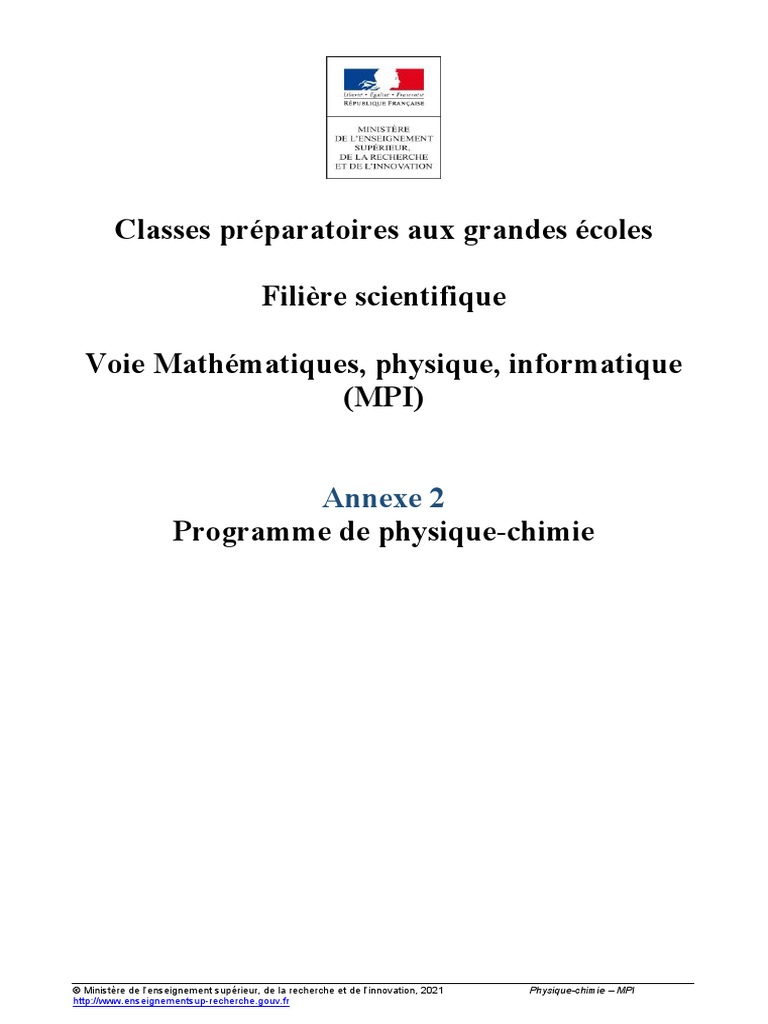 Mpi Phys Chim | PDF | Ordinateurs