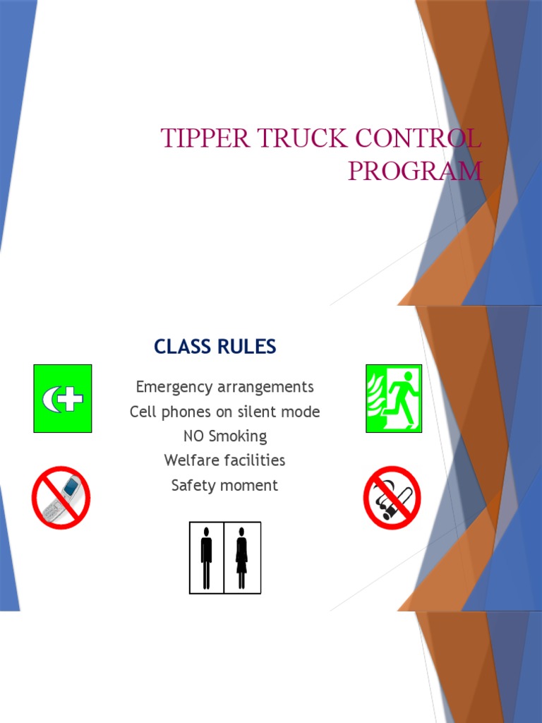 Tipper Truck Control Program | PDF