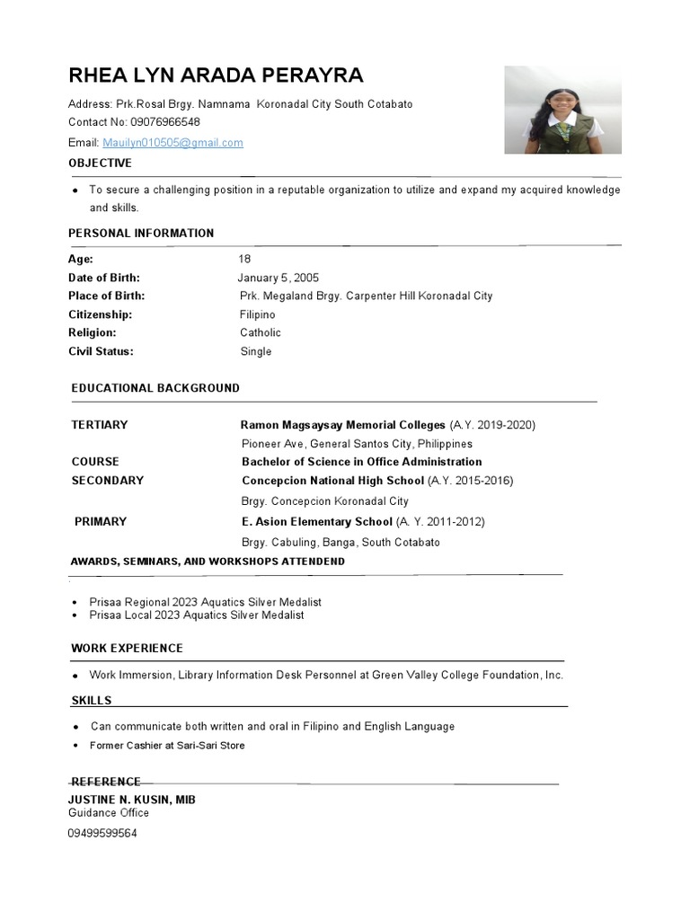 Rhealyn | PDF