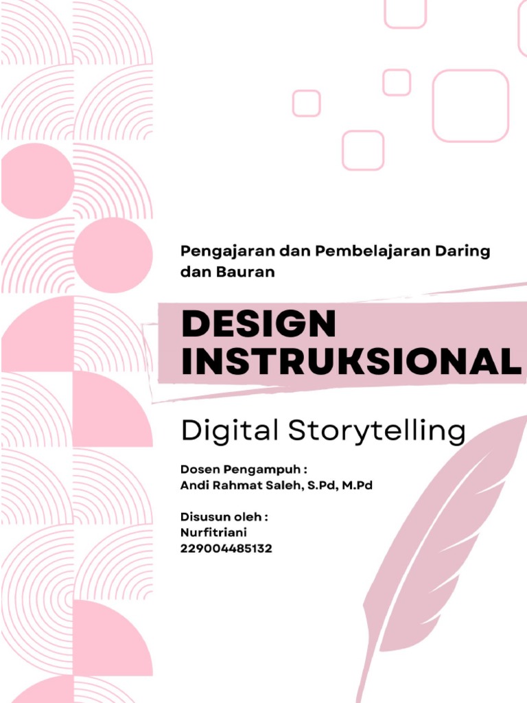 Desain Instruksional - Digital Story Telling | PDF